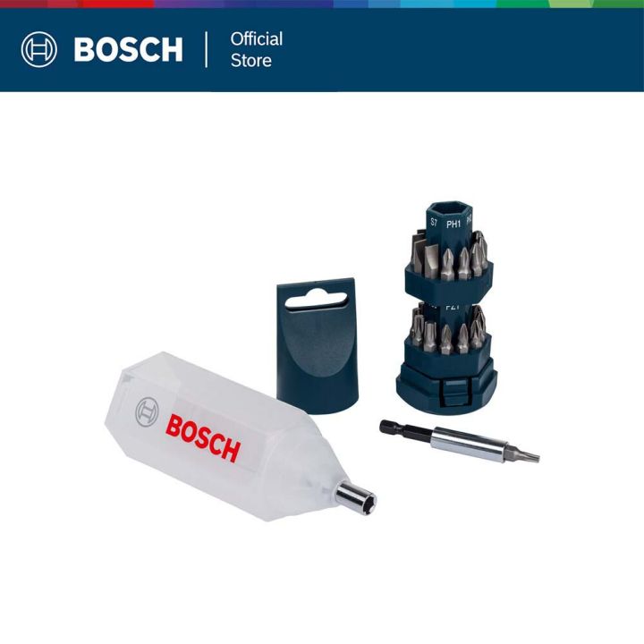 BOSCH ชุด ดอกไขควง 25 ชิ้น Bosch Blue Big Bit | Lazada.co.th