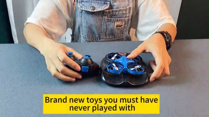 Water, land, and air three in one remote-controlled aircraft ...