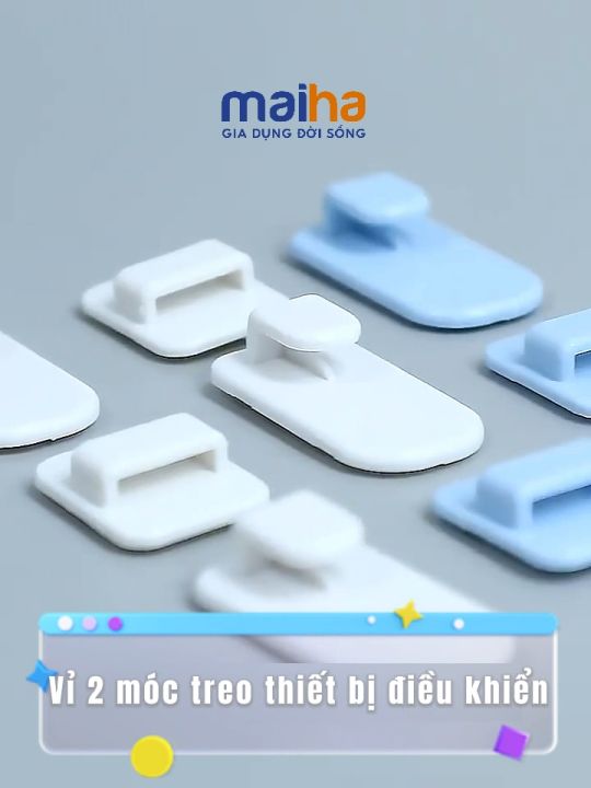 Vỉ 2 Móc Treo Thiết Bị Điều Khiển Điều Hoà TV Tranh Ảnh Remote Máy Lạnh ...