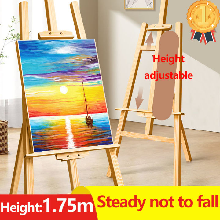 wooden easel stand easel stand for painting 1.75M Complimentary screws ...