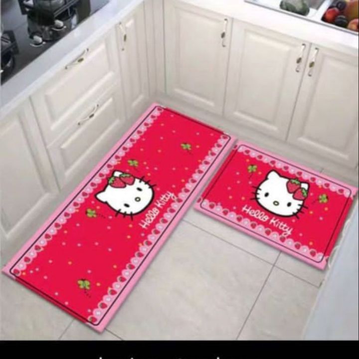 kitchen mat hello kitty / carpet hello kitty velvet / hello kitty alas ...