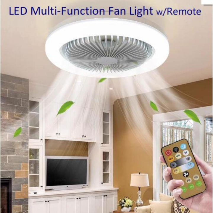 Smart Fanlight With Remote Control Lights Bulb With Electric Fan For ...