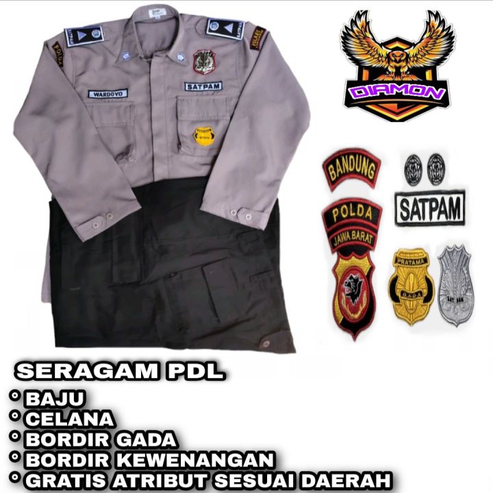 Seragam security terbaru / Seragam PDL terbaru LENGKAP / Seragam Security Coklat / Seragan ...