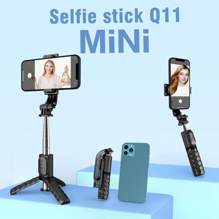 Portable Selfie Stick Tripod with Detachable Wireless Remote ...