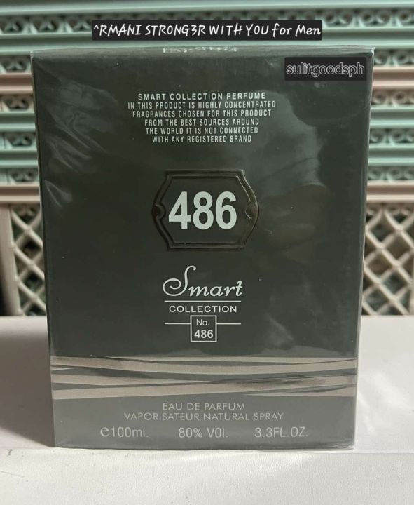 SMART COLLECTION PERFUME NO. 486 FOR MEN 100 ML EDP | Lazada PH
