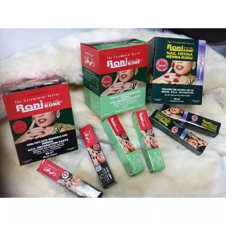 Henna Kuku Kecil Ranni Halal All Varian | Lazada Indonesia