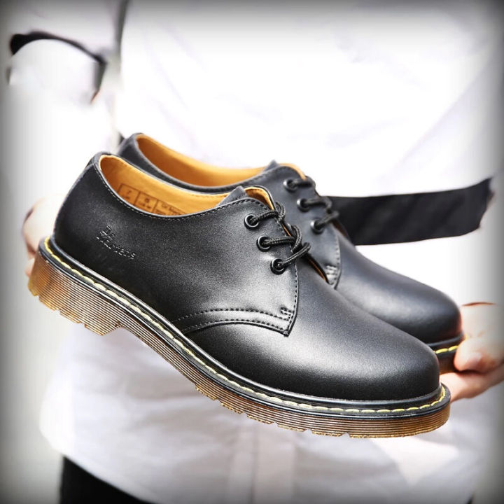 Dr. Martens Genuine Leather Shoes For Men and Women Fashion British ...