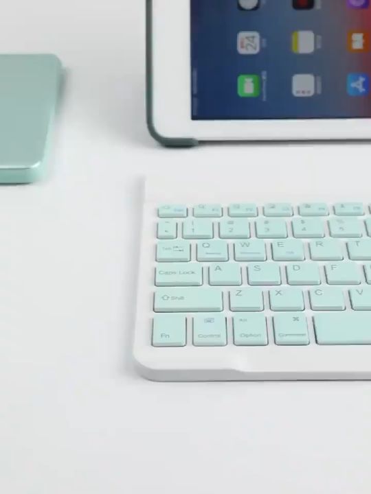 10 "Macaron Wireless Keyboard Bluetooth Keyboard Mouse Kit for iPad ...