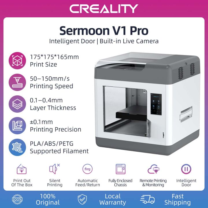 Creality Sermoon V1 Fully Enclosed Fdm 3d Printer With Factory Ready Leveling And Testing 