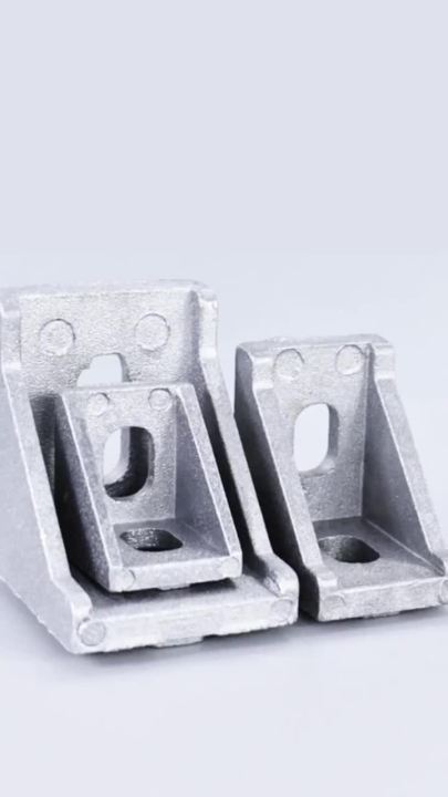 Naukaha【Ready in Stock】 Corner Bracket 20X20 30X30 40X40 2-Hole Corner ...