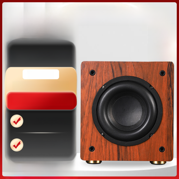 Passive Subwoofer 6.5 Inch Wooden Home Cinema Super Bass Sound Box 2.1 ...