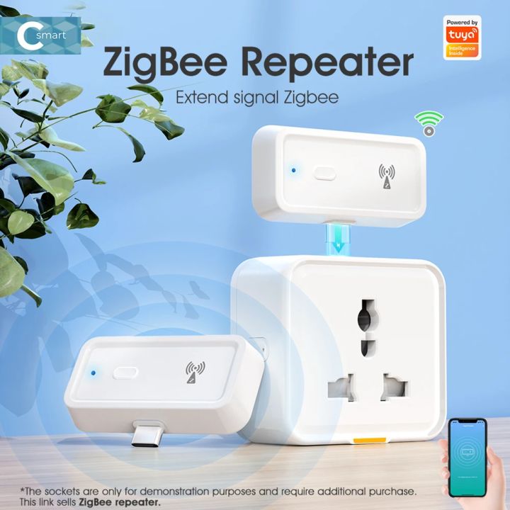 Tuya ZigBee Amplifier Extender Type C Signal Range Extender Home ...