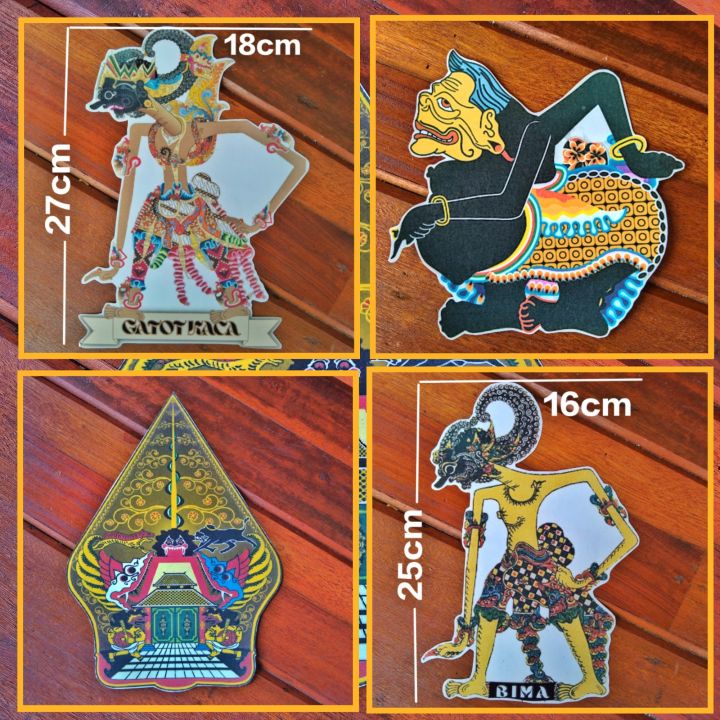 Stiker jumbo wayang stiker dashboard motif wayang | Lazada Indonesia