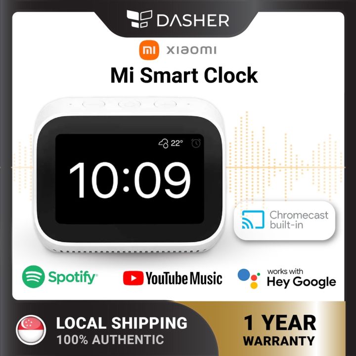 Xiaomi Mi Smart Clock Alarm and Touch Screen with Google Assistant ...