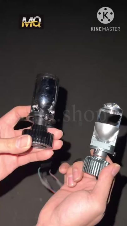 Đèn Pha LED Bi Cầu T40 Pro AHE H4 Lắp Ô tô Xe Máy Pha Bi Cầu Chống Chói ...