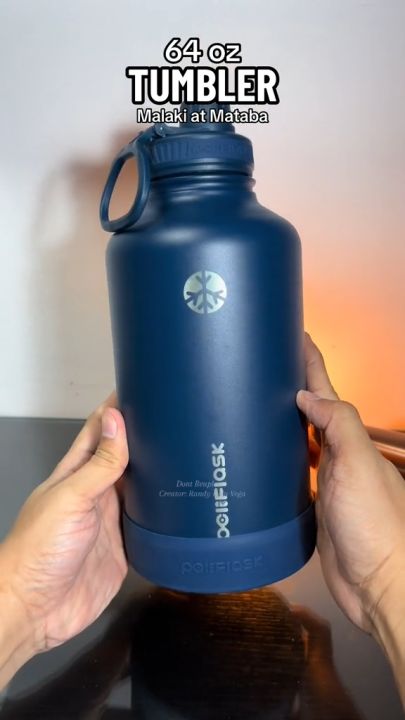 PELIFLASK 64oz /1900ML Wide mouth Vacuum Insulated Aquaflask Stainless ...