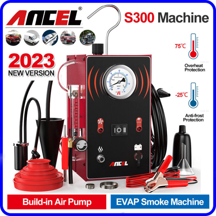 ANCEL S300/S200 Car Evap Smoke Leak Detector Machine Oil Pipe Leaks ...