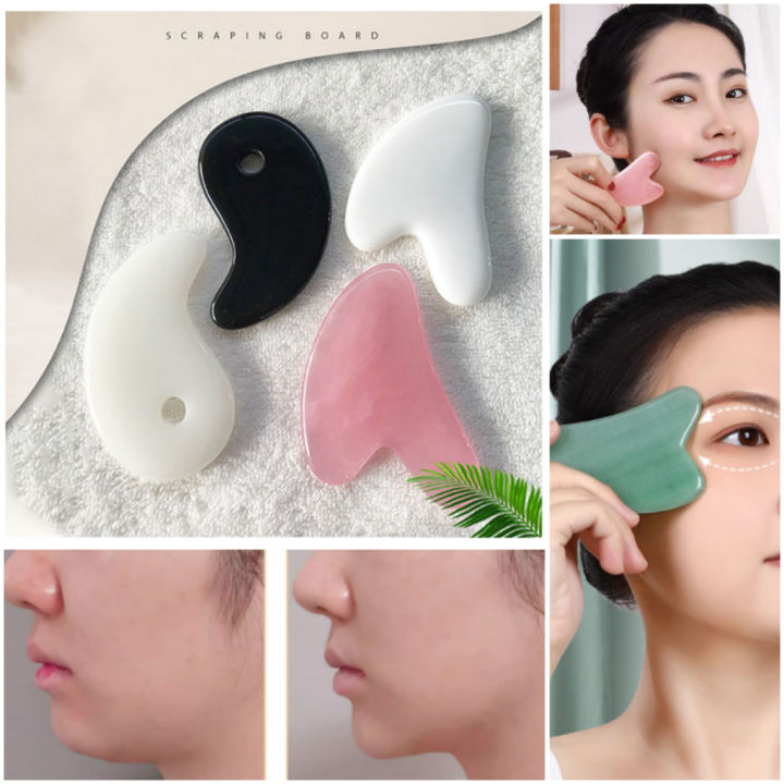 GL.Face Gua Sha Board Facial Scraping Scrapping Plate Face Body Massage ...