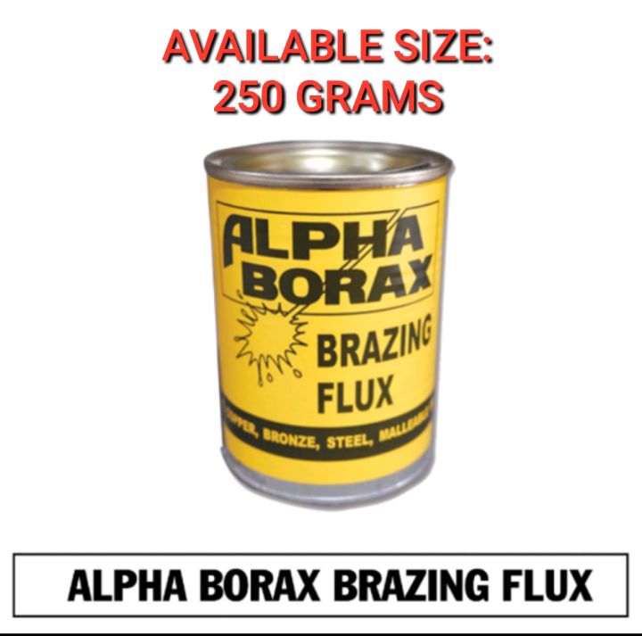 BORAX POWDER ALPHA BORAX ALPHA BRAZING FLUX FOR BRONZE ROD 250G FOR ...