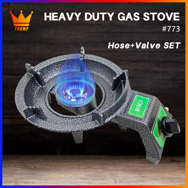 Heavy Duty Burner Gas Stove Cast Iron Automatic Ignition Liquefied ...