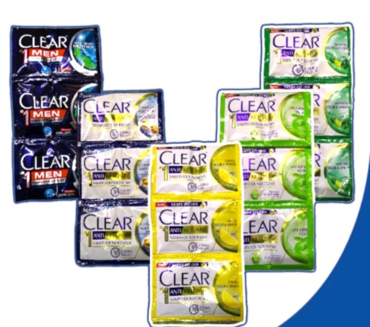 Clear shampo renceng sachet isi 1 renceng | Lazada Indonesia