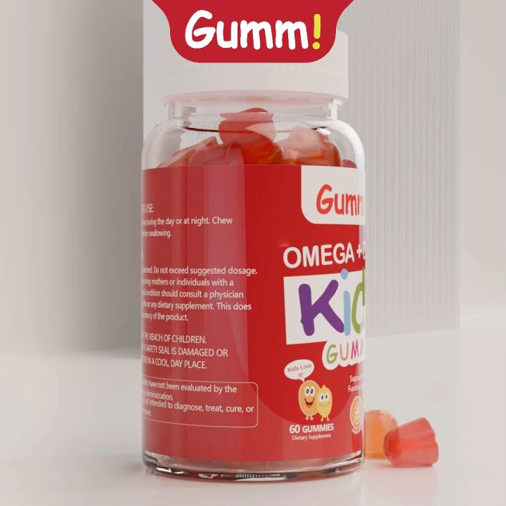 With Freebies OFFICIAL OMEGA + DHA for Kids Gummies Zinc C Vitamins ...
