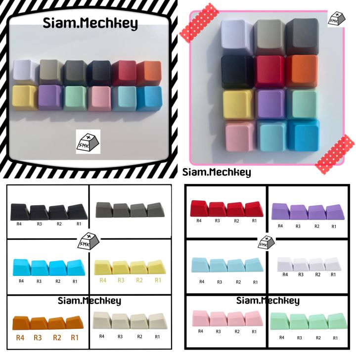 พร้อมส่ง ของแท้ คีย์แคป สี PBT คุณภาพดี OEM profile R1 R2 R3 R4 blank ...