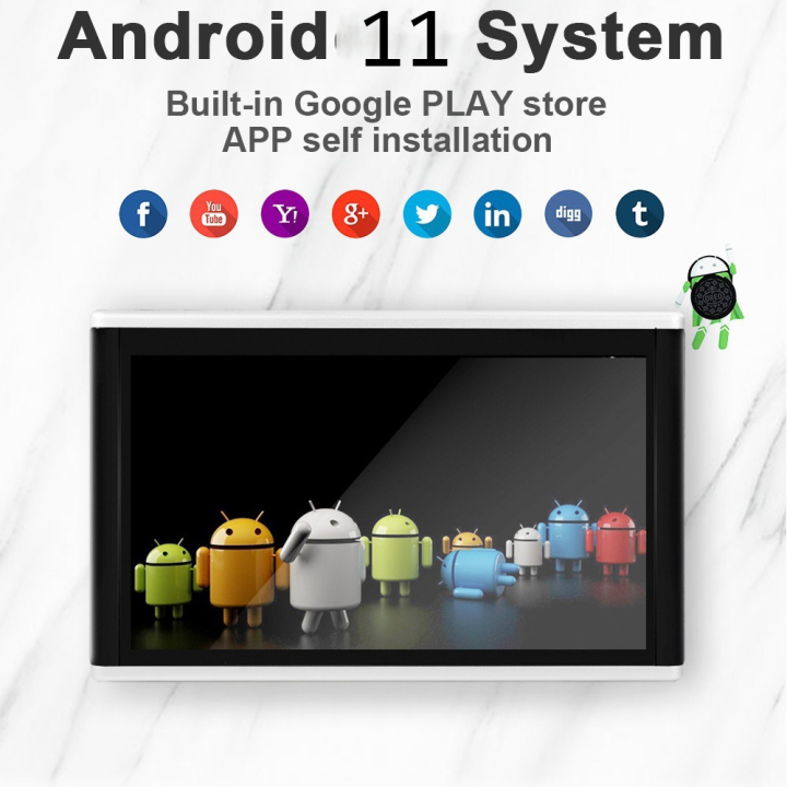 HRX1168A Headrest Monitor Car Rear Seat Player Android 11 2+32G 11.6 ...