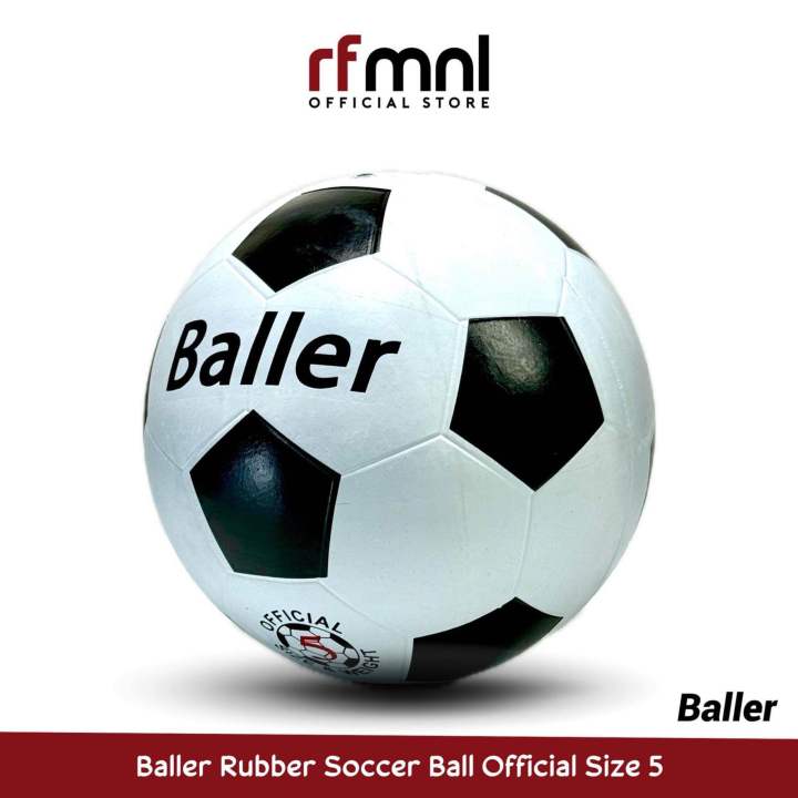 Baller Rubber Soccer Ball Official Size 5 | Lazada PH
