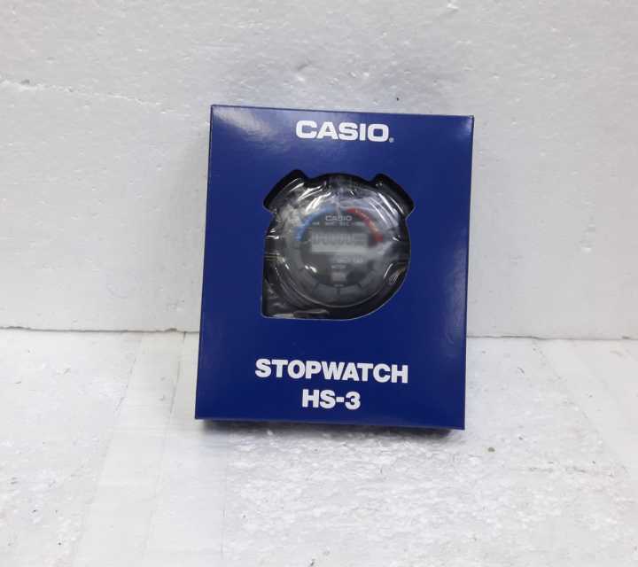 CASIO STOPWATCH HS 3,/ Stopwatch penghitung waktu | Lazada Indonesia