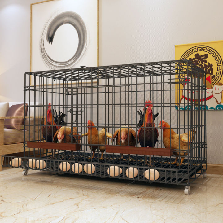 Chicken Cage Household Fowl Coop Large Size Automatic Manure Cleaning ...