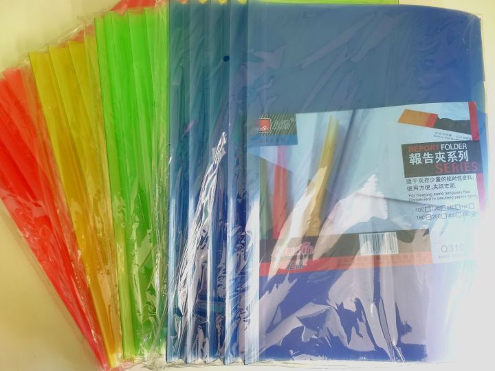 A4 Colored Plastic Folder and PVC Slide Stick / File Folder with PVC ...
