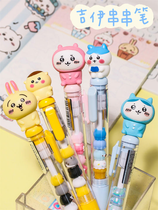 Chiikawa Neutral Pen Student Special Exam Question Brushing Black Push ...