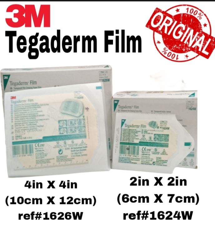 3M Tegaderm Transparent Film Dressing 1624W and 1626W (per pc) Made in ...