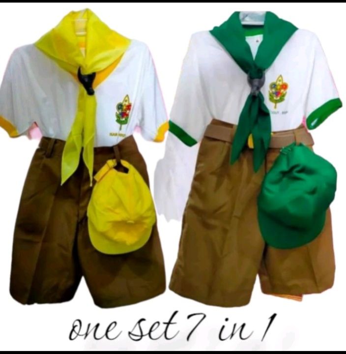 Scouting Uniform For Boy Scout and Kab Scout 7 In 1 Set | Lazada PH