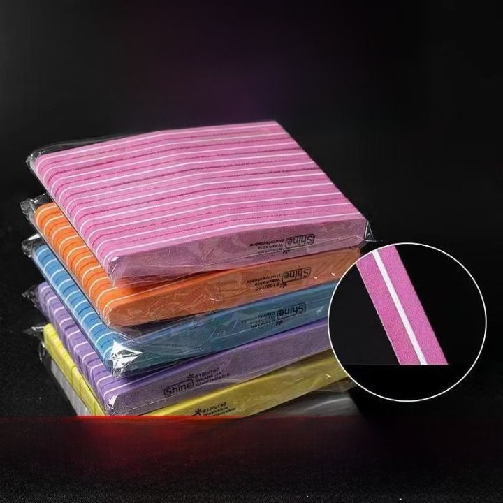 Double-Sided Coarse Fine Nail Sanding Strip Diamond Shape Nail ...