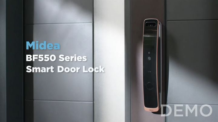 Midea BF550 UltraDigital MasterLock: Advanced 3D Facial Recognition ...
