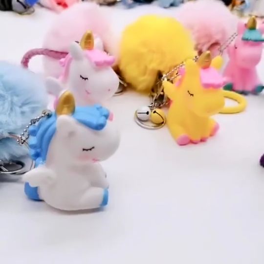 Gantungan Kunci Unicorn keychain Tas Lucu gantungan kunci mobil rumah ...