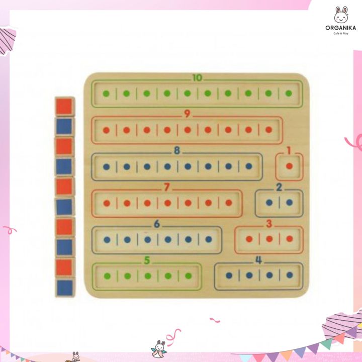 Masterkidz 1-10 Number Bonds Learning Board บอร์ดการเรียนรู้การคิดจำนวน ...