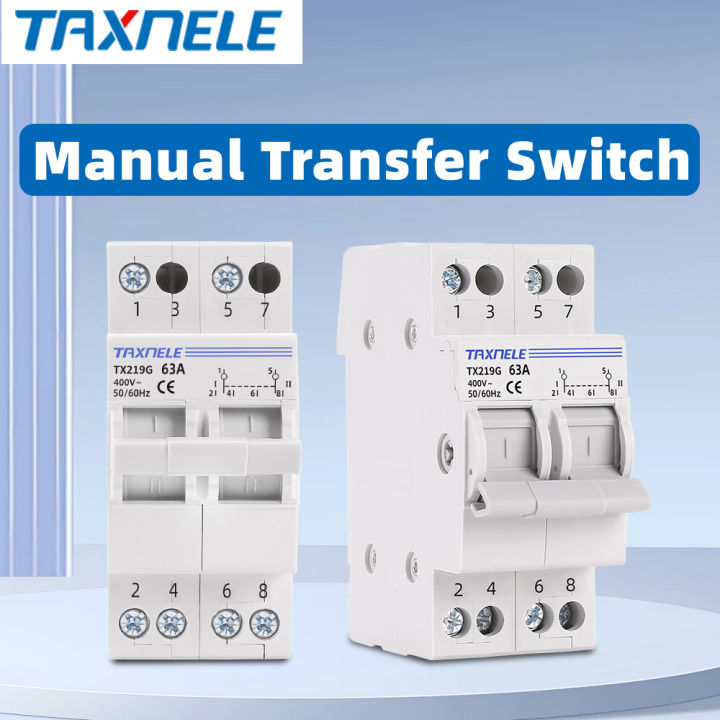 MTS Dual Power Manual Transfer Switch Interlock Circuit Breaker 2P 40A ...