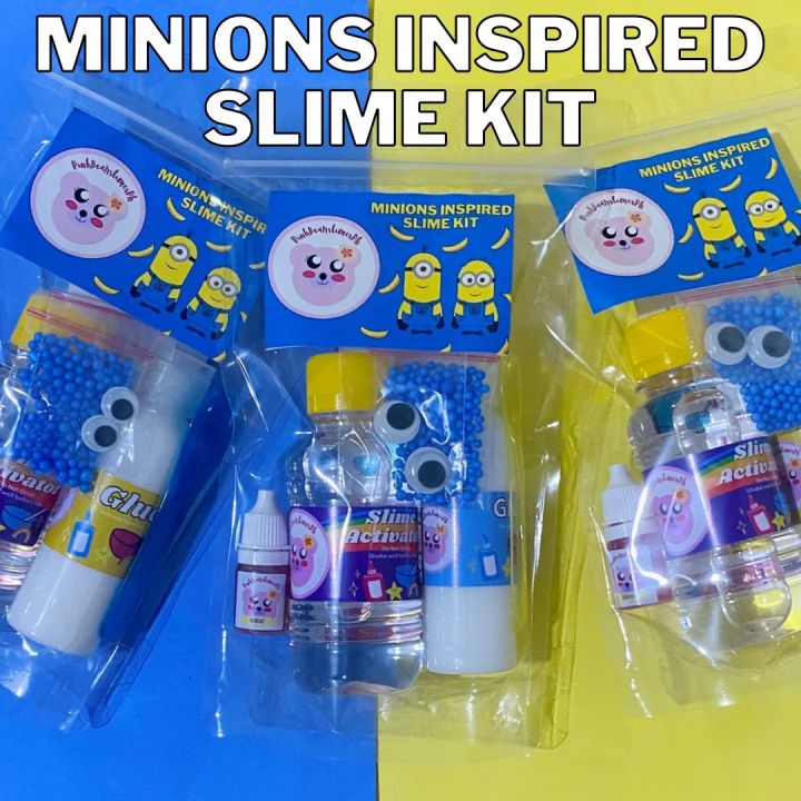 MINIONS INSPIRED SLIME KIT BY PINK BEAR | Lazada PH