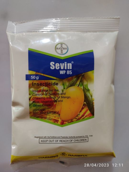 SEVIN WP 85 (50g powder) insecticide for the control of sucking and ...