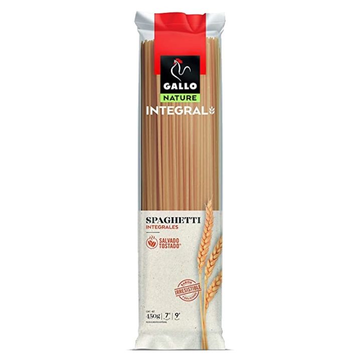 Gallo Nature Integral Whole Wheat Spaghetti Pasta (450g) | Lazada PH