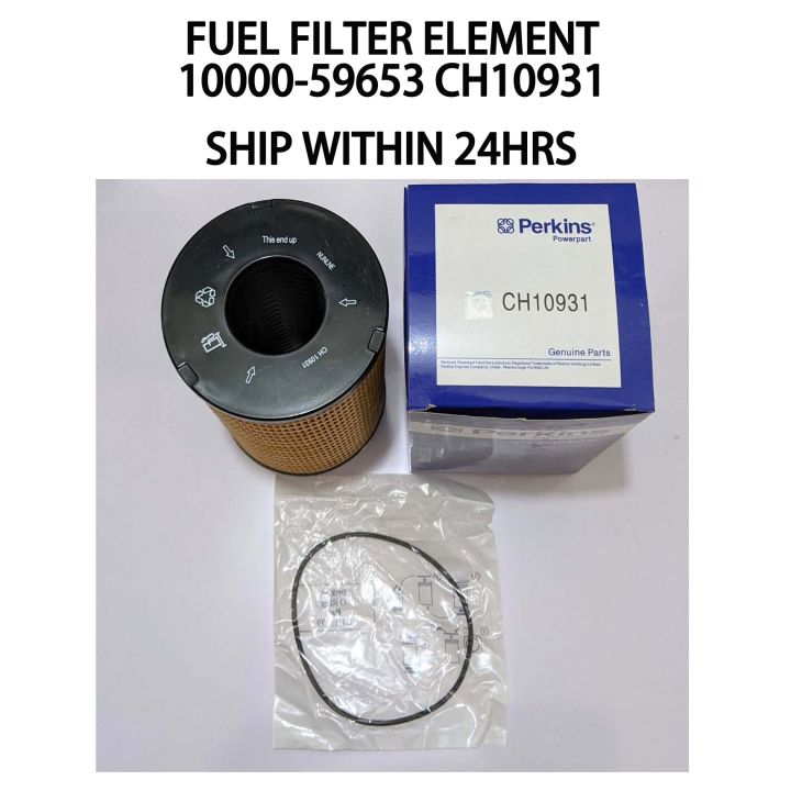 10000-59653 CH10931 996-454 998-085 FUEL FILTER ELEMENT PRIMARY AND ...