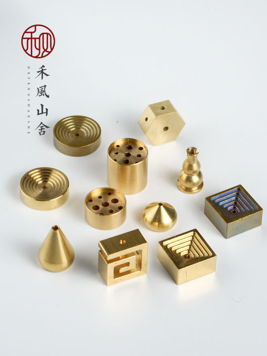 Handmade Chinese Style Pure Copper Multi-Hole Incense Holder Creative ...