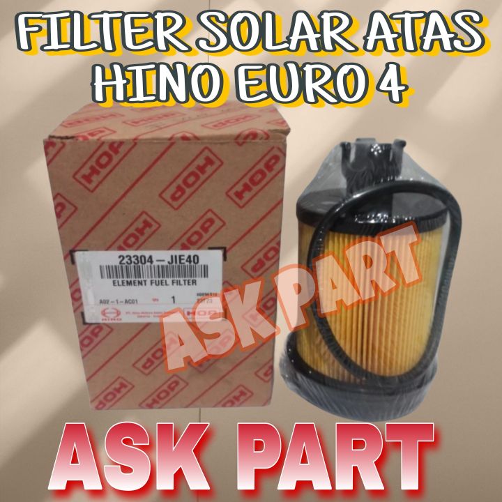 FUEL FILTER SARINGAN SOLAR ATAS DUTRO HINO EURO 4 23304-JIE40 | Lazada ...