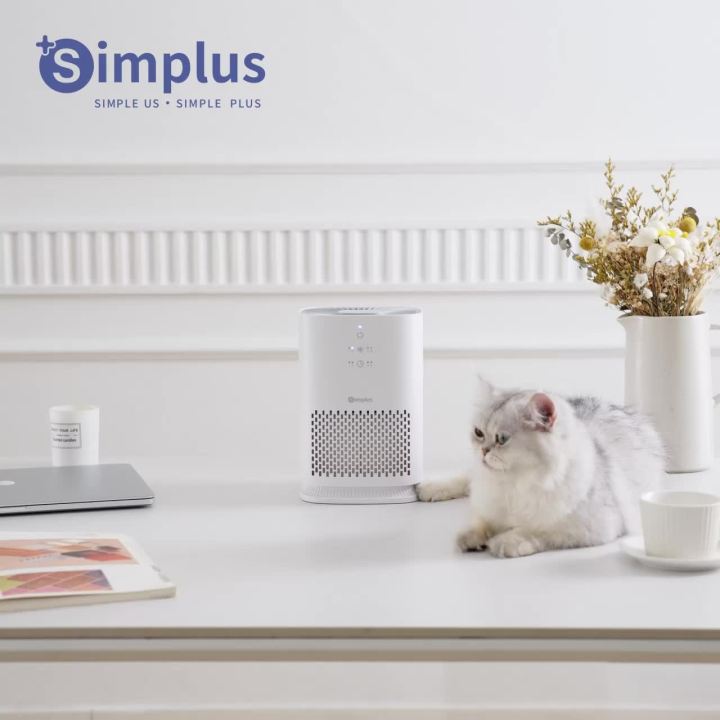 Simplus Smart Air Purifier Allergen Removal Mini Compact Desktop ...