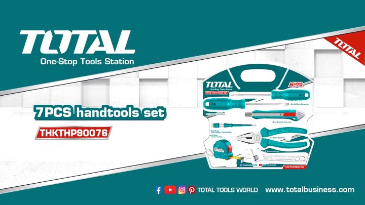 Total ชุดเครื่องมือช่าง 7 ชิ้น รุ่น THKTHP90076 | Lazada.co.th