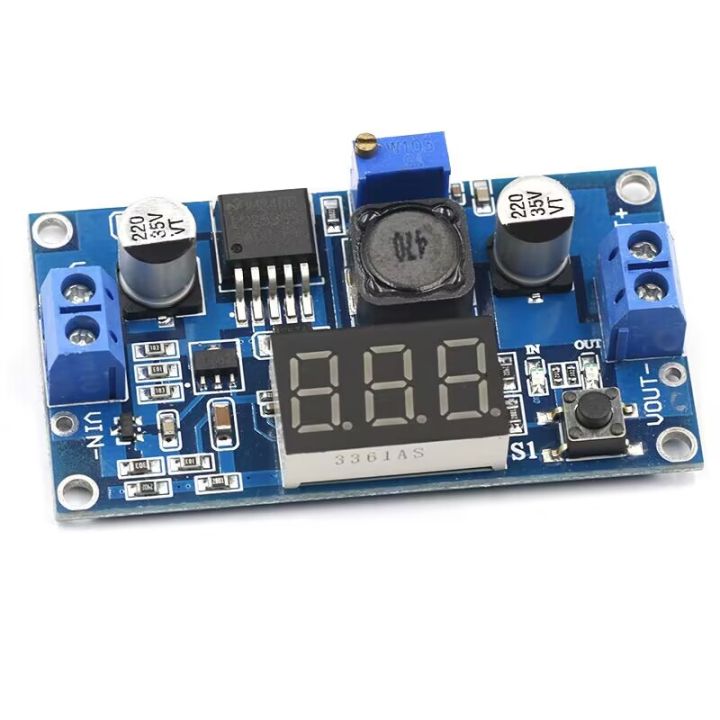 LM2596 DC DC Step Down Converter Voltage Regulator LED Display Voltmeter 4.0~40 to 1.3-37V Buck ...