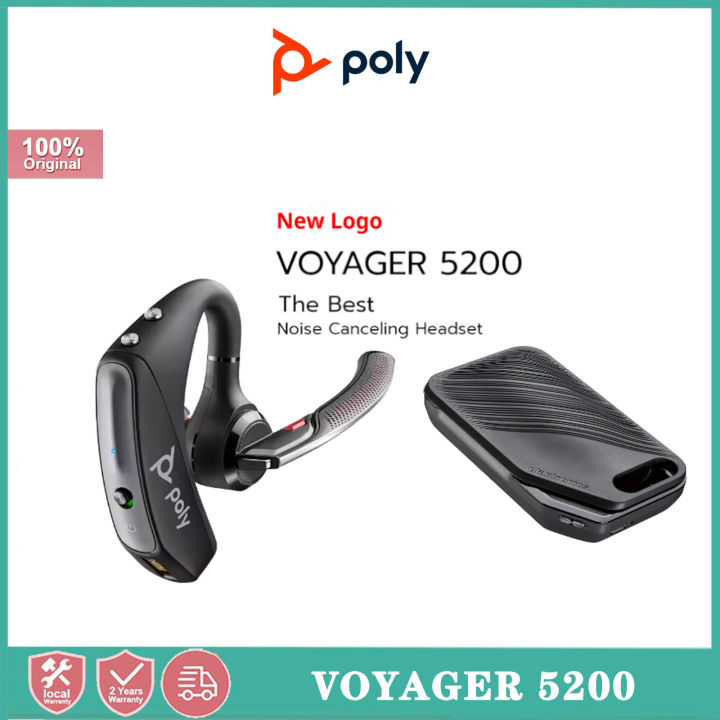 Plantronics Voyager 5200 (New logo) Wireless Bluetooth Noise cancelling ...